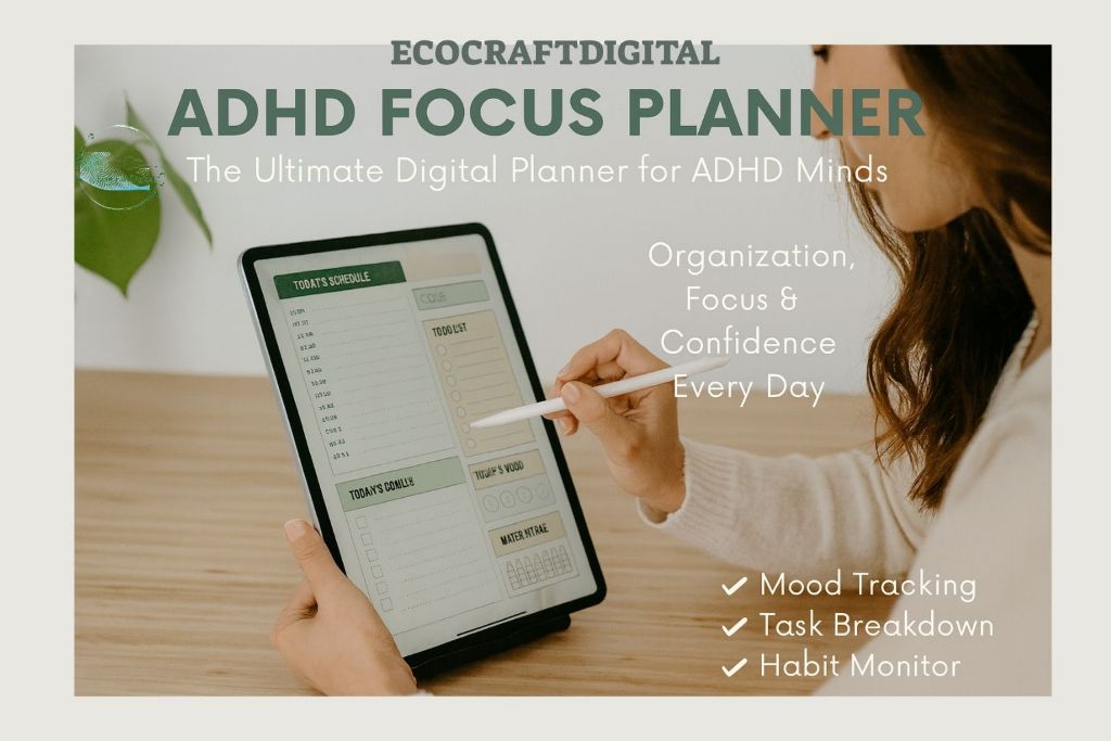 ADHD Focus Planner - Ultimate Digital Planner for ADHD Minds ...